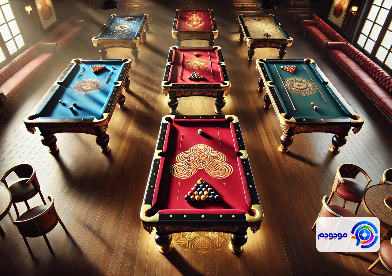 میزها و چوب‌های برتر در بازی بیلیارد (8 Ball Pool)