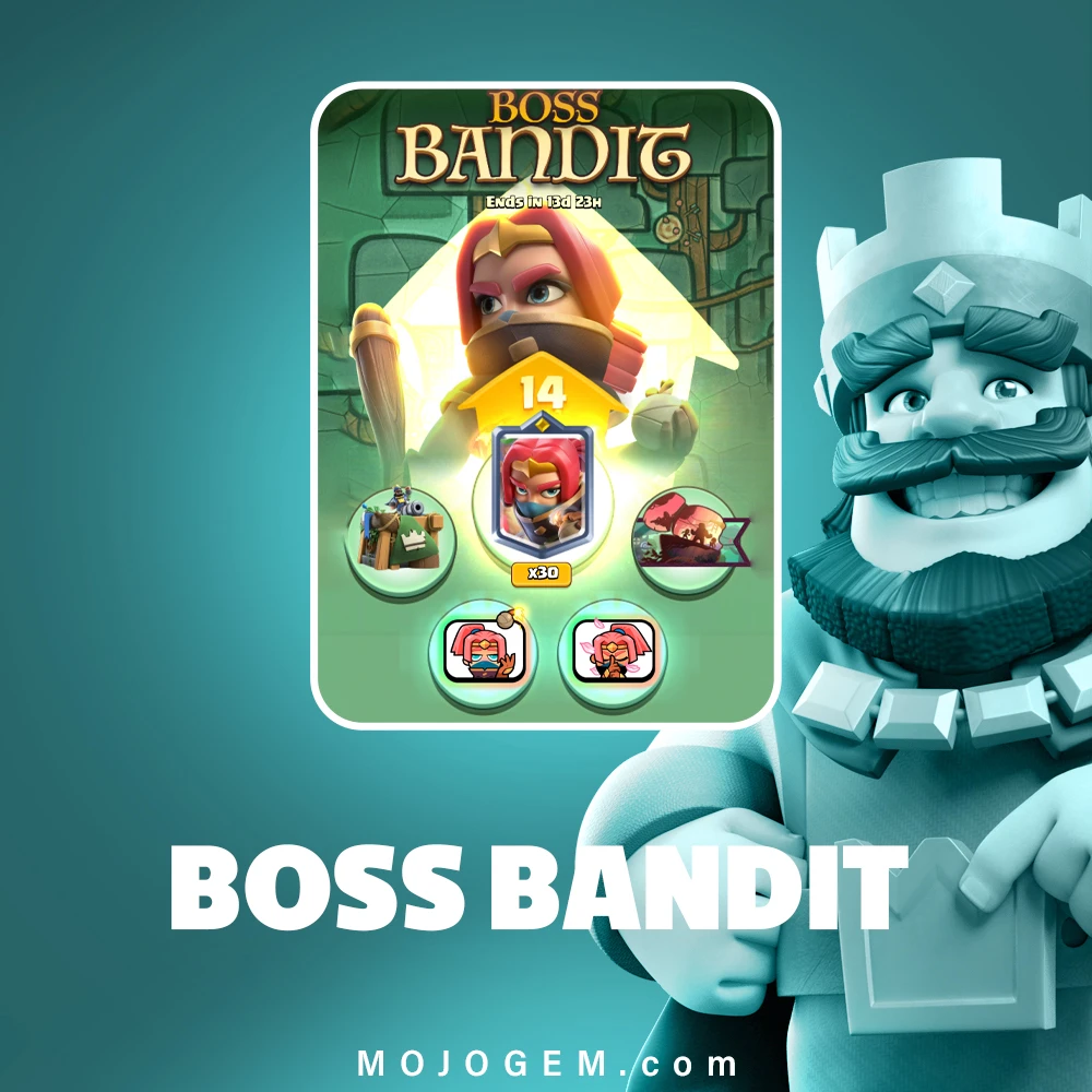 خرید آفر BOSS BANDIT کلش رویال (Clash Royale)، ارزان قیمت